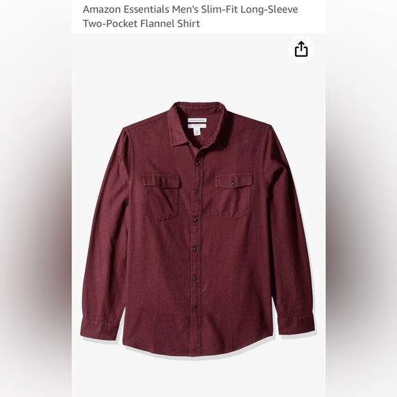 Amazon Essentials | Shirts | Mens Flannel Shirt | Poshmark